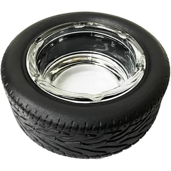バリエーションコード : 2BUHXRYVPS・安定感ある重みで十分な大きさ。見た目がシブいタイヤ型灰皿です。・タイヤは硬化プラゴム製、灰皿はガラス製。分解・取り外し、丸洗いも可能でしっかりお手入れも簡単。末永く愛用できます。・多人数・長時...