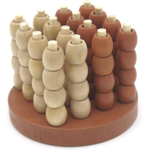 ・五目並べゲームの立体版、３Ｄ 四目ならべです。・やってみると案外難しい。立体感覚のゲームで楽しみながら脳トレ。・子ども、大人、高齢者にも楽しめます。勝負の決め手は立体思考ができるかどうか。案外こどもの方が強いです。・２人でやるので人との交...