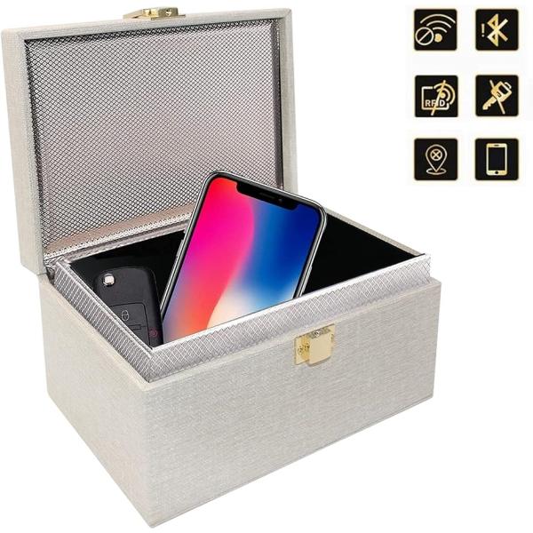 ・「リレーアタック防止ケース」リレーアタック原理：電波増幅器を利用して、スマートキーから出る微弱な電波を増幅し、車のドアロックを簡単に解くことができ、エンジンをかけて車を盗むことができます。電波遮断ボックスはスマートキー専用の電波遮断ケース...