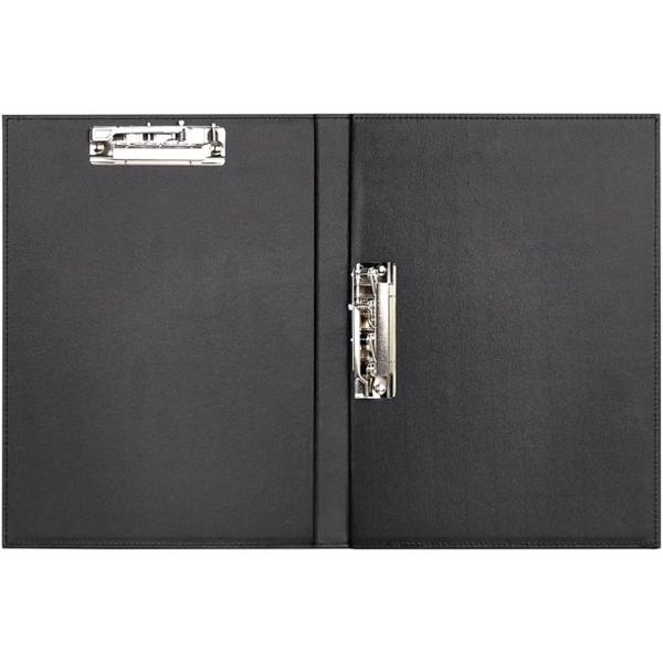 バリエーションコード : 2BJFNFUGS4「書類の保管に」メモや資料の保存にお使い頂けるA4サイズのクリップボードです。ステンレスクリップで紙の落下を防止でき、二つ折りできるため収納した紙を綺麗に保つことができます。「様々な用途に」研修...