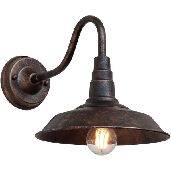 バリエーションコード : 2BJDQ9HWXKサイズ：約H25xD40xW26(cm)； 材質：アイアン製 ； 光源の種類：E26口金（電球は別売り） 白熱電球対応 電球型蛍光灯対応 LED電球対応。素材感を生かしたシンプルなライトはストイ...