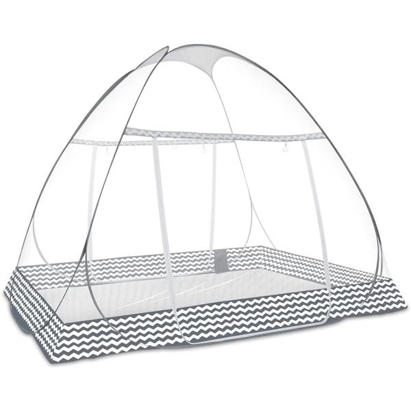 バリエーションコード : 2B4HC92J3I「セミダブルサイズ」展開サイズ：幅120cm＊長さ200cm＊高さ140cm　収納サイズ：55x55cm　重量：850ｇ 「素材」 本体:ポリエステル ワイヤー:スチール「虫刺され防止布付きの新...