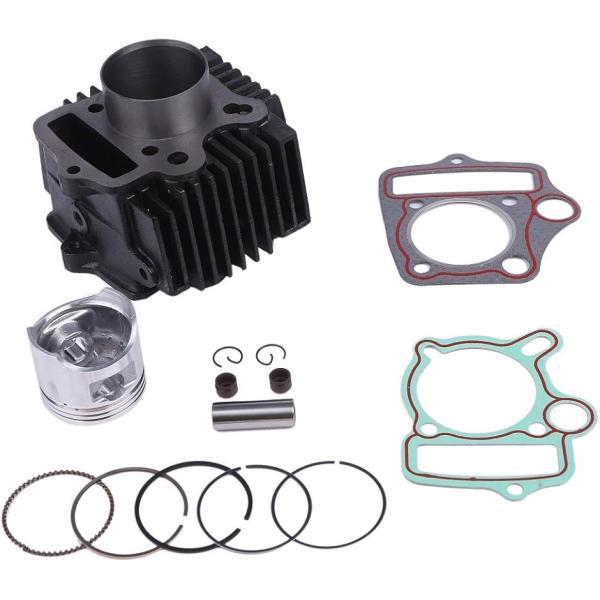 バリエーションコード : 2B4IC04S0U・適合車種例：タイカブ C100EX ホンダ モンキー ダックス ゴリラ C90 CD90 スーパーカブ100 などの12V ホンダ横型エンジン車種にも使用可能 ボア径：50mm セット内容：シ...