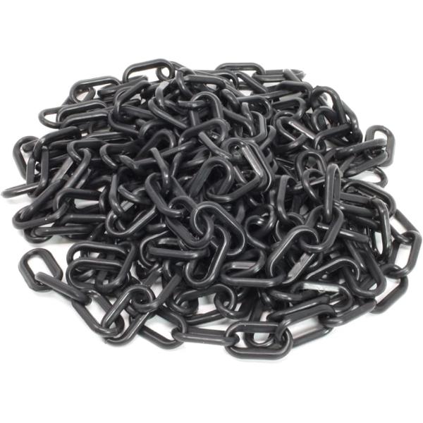 バリエーションコード : 2B4JYRTC6Y・プラスチック製のチェーン、長さ12メートルです。チェーンのリング幅は6ｍｍで軽量タイプになります。進入禁止を示すチェーンとしての役割はもちろんのこと、経路誘導や立ち入り禁止エリアを囲む際にも有...