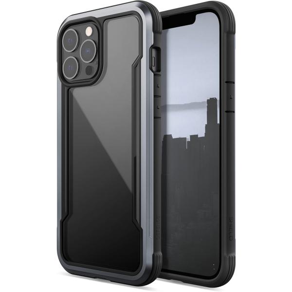 iPhone 13 Pro Max (6.7インチ)(2021)対応、X-Doria ブランド 米軍MIL規格 (MIL-STD-810G）取得 耐衝撃 スリムケース です。アルミニウム + ポリカーボネイト + TPU の3種類の素材を使...