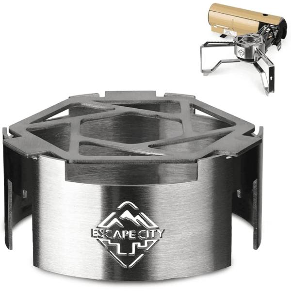 バリエーションコード : 2B2D9TC96G「一台二役」風防機能兼用な五徳です。リング形の五徳はクッカーをしっかり固定でき、風防機能によるとバーナーの燃焼効率も上がるのでガスを節約できます。本製品はバーナー GS-600専用の風防です。「...