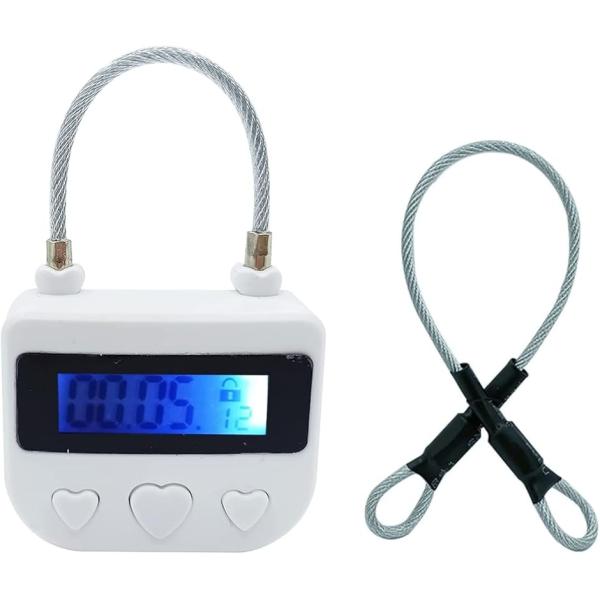 バリエーションコード : 2B4NC9Y536［スマホ タイムロック］メタル：ABS +メタル、重さ30g。［南京錠 タイムロック］時間と分を設定する画面と3つの小さなボタンでUSBリチウム電池の充電、最大設定時間は99時間59分です。［携...