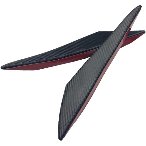 バリエーションコード : 2B4O6PXYHR「商品説明」愛車を傷から守る、汎用カナード，左右2枚セットです。フロントバンパーに貼り付けるだけで、手軽に本格的なドレスアップが可能です。スポーツタイプでおしゃれ に ワンポイント カスタマイズ...