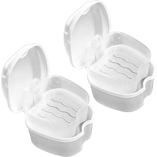 バリエーションコード : 2B4OWS0WKR・「入れ歯保管に最適」洗浄後の入れ歯やマウスピースの保管に最適なケース２個セットです。・「二重構造 速乾で衛生的」内部は二重構造になっております。内側の部分は通気性をもたせる構造になっており、通...