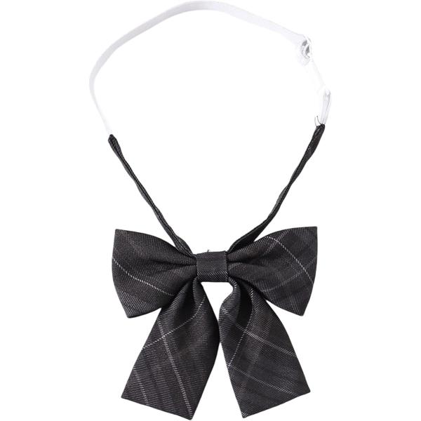 バリエーションコード : 2B4Q58GGNV・メイン素材: ポリエステル・女子高生定番のスクールアイテム、チェック柄のスクールリボンです。・落着いたブラック、グレー系からカラフルな色まで揃えております。ワンポイントですが限られた制服ファッ...