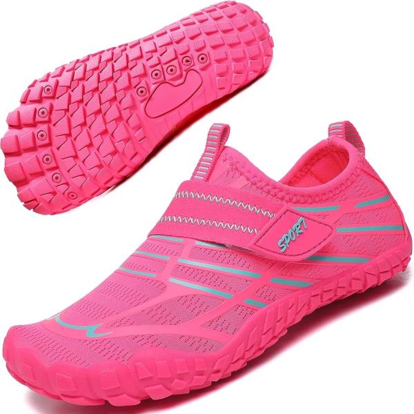 バリエーションコード : 2B6JY3CGSU・素材：ポリエステル・靴底：ゴム製通気性がよく、軽量なウォーターシューズです。甲と靴底がやわらかく、履きやすい。靴下を履いているように柔らかく快適。ゴム製の靴底なので、石などで怪我をすることを防...