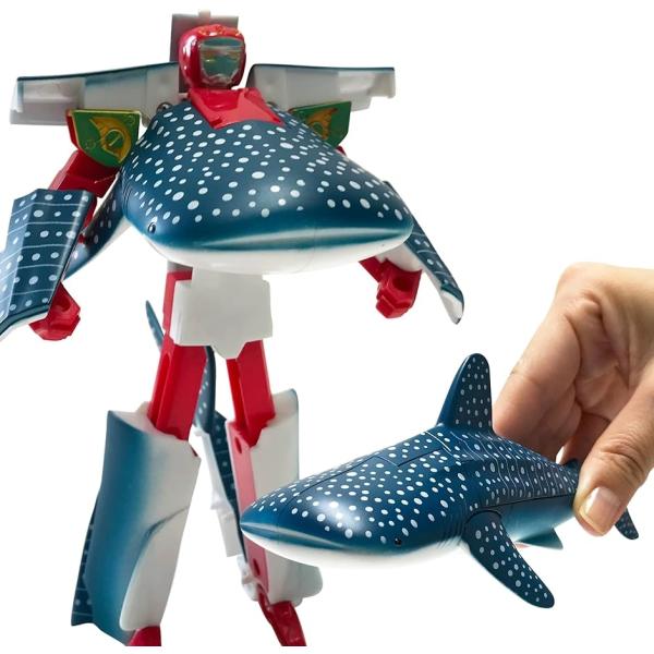 バリエーションコード : 2B4RU2PSO9・「大人気の変形ロボ。」世界最大の魚ジンベエザメが変形ロボットになって登場しました。ジンベエザメロボに隠された驚きの変形ギミックに大興奮間違いなし。・「本物そっくり。」ジンベエザメの細部までをリ...