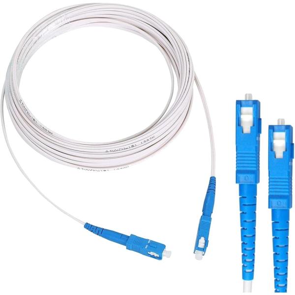 バリエーションコード : 2B4RVQUHHC「両端SCコネクタ光ケーブル」主に光回線と回線終端装置(ONU)を接続するために使用される両端SCコネクタの光ケーブルです。電磁気の影響を受けずに極細の信号線で高速信号が長距離に伝送します。「長...