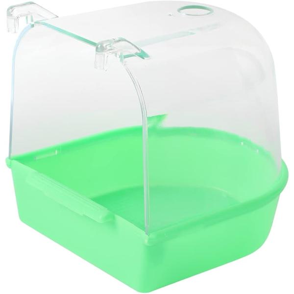 バリエーションコード : 2B4QW6DP9Y「水はねしにくい設計」蓋つきの水浴び用容器です。蓋が付いているので、小鳥が水浴びしても水の飛び跳ねを減らしてくれます。蓋は半透明なので、水浴びしている姿を観賞できます。「設置が簡単」この容器は簡...