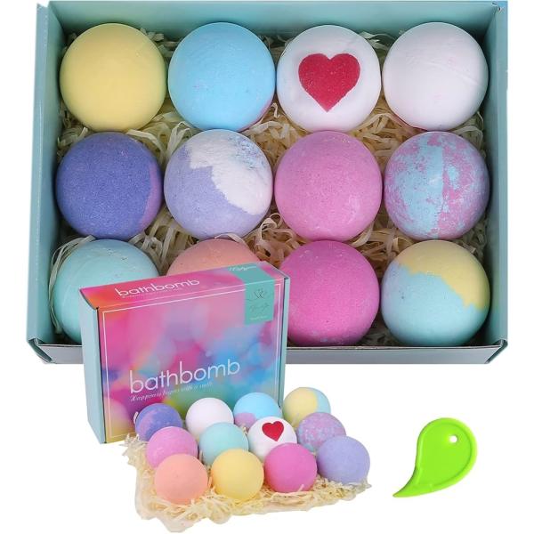 バリエーションコード : 2B4UW2R425・「Relysia＊レリシア＊バスボム 12個セット」 毎日のバスタイムがいっそう楽しくなる「レリシアバスボム12個セット」がついに誕生しました＊ バスタイムに欠かせない入浴剤選びにこだわりを持...