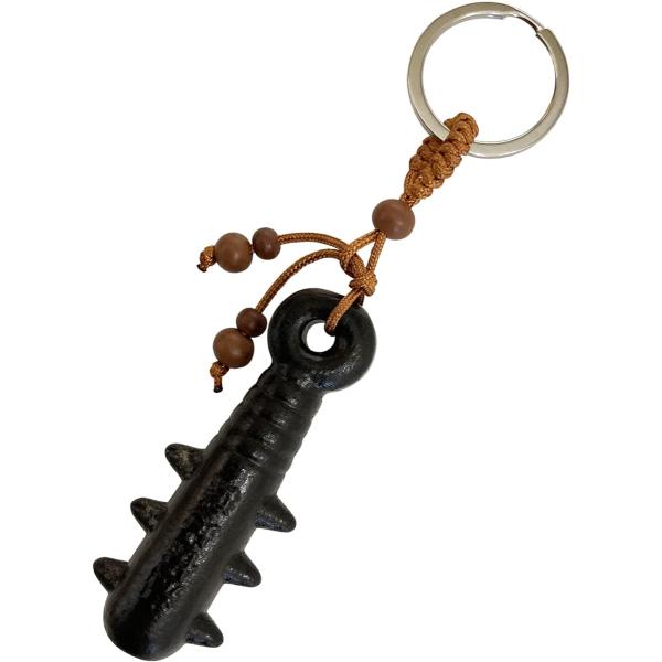 バリエーションコード : 2B4WHP4I14・「鬼の金棒でコリ退治。」鬼の金棒の形をしたつぼ押しです。見た目は面白くバラエティ雑貨ですがしっかりとつぼを押せる優れものです。キーホルダーが付いているのでバッグや鍵などにつければいつでも指圧が...