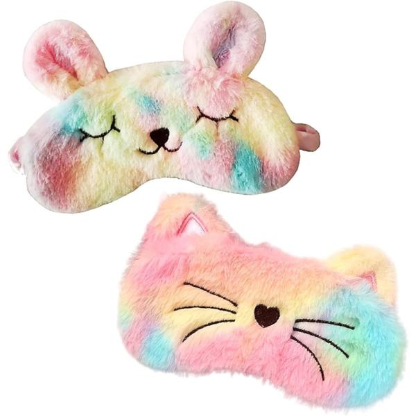 バリエーションコード : 2B4D5L1UFN・ネコとウサギのかわいいアイマスク2種セットです。・かわいいだけでなく、柔らかい素材で作られていますので肌触りが良く、快適な眠りにつくことができます。ゴムベルトで大人も子供もぴったりとフィットし...