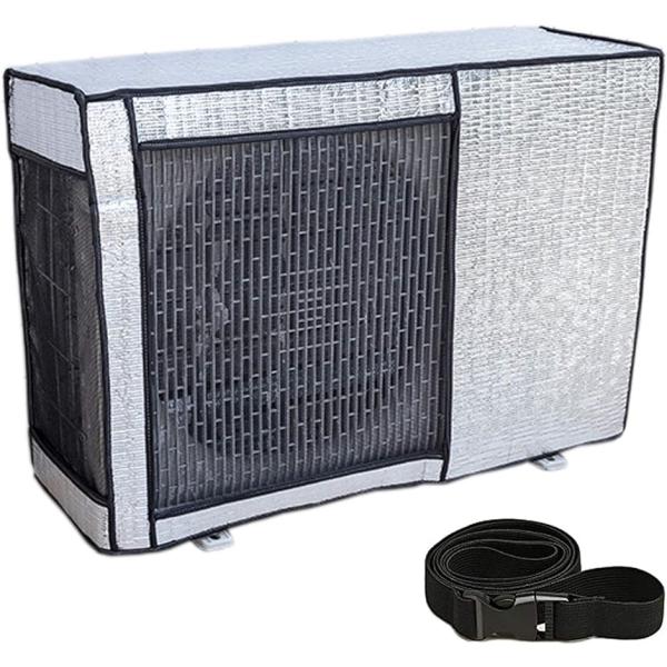 バリエーションコード : 2B61DHSLDJ・「製品情報」xinxin-homeエアコン室外機カバー 本製品は、光反射のアルミ箔素材を採用、約40％の熱線をカットし、冷房運転中の室外機の負担を軽くします。直射日光から室外機を守り、冷房効率...