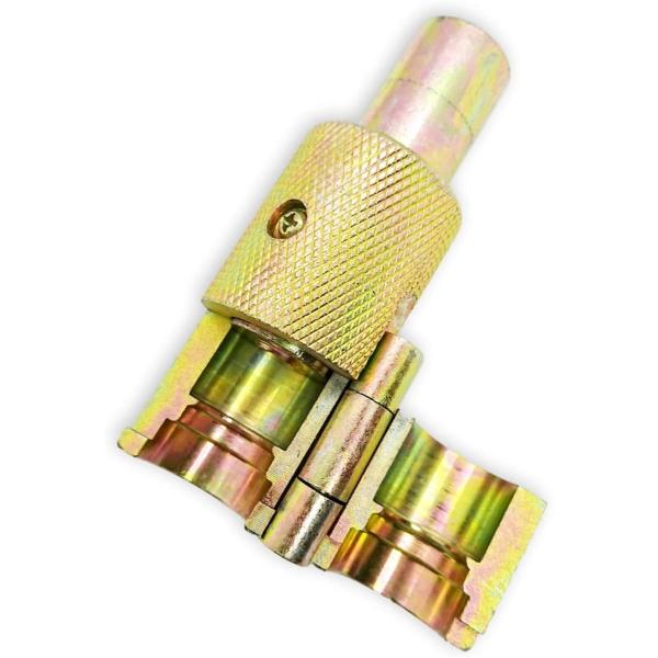 バリエーションコード : 2B62T9I1KY・フレキシブルチューブ三山カシメ専用工具（ハンマータイプ）です。・ガス、洗面台、水回りなどで使用されるフレキ管。洗面台の給水管、給湯管の接続、温水洗浄便座トイレでトイレの止水栓とロータンクの接続...