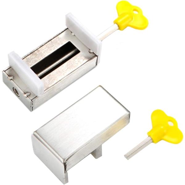 バリエーションコード : 2B631UOT8K・素材：本体部分、ステンレス・サイズ：約7cm(長さ）x 約3.5cm（幅） x 約2.5cm(高さ）・重量：120g・セット内容：本体x２個、鍵2本