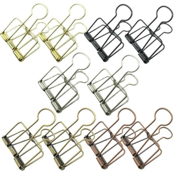 ・特大サイズのスチール製クリップ　5色x各2個セットです。・インテリアに、大きな写真、ポスターや地図、お子様の絵などをポスターフレーム代わりに挟んで飾ったり、使い方はさまざま。・ポスターなどを飾りたい壁にピンや釘を刺し、クリップをポスターに...