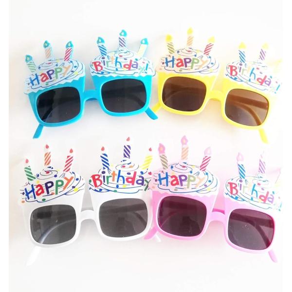 バリエーションコード : 2B644OXID9・商品内容：バースデーサングラス ローソクタイプ4個入り・カラー：ピンクx1個 青x1個 白x1個 黄色x1個 計4個入り・サイズ：フリーサイズ（男女・大人子ども兼用） 掛け幅約13cm・お誕生...
