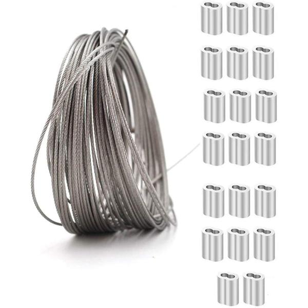 バリエーションコード : 2B9WKTIT5W・「ワイヤロープ材質」SUS304ステンレスワイヤー1.5mmは、耐食性、耐温度性、非磁性など、鉄鋼に比べて優れた磁性を有し、破断使用荷重は約290kgので、一般的なワイヤロープに比べ約10倍の...