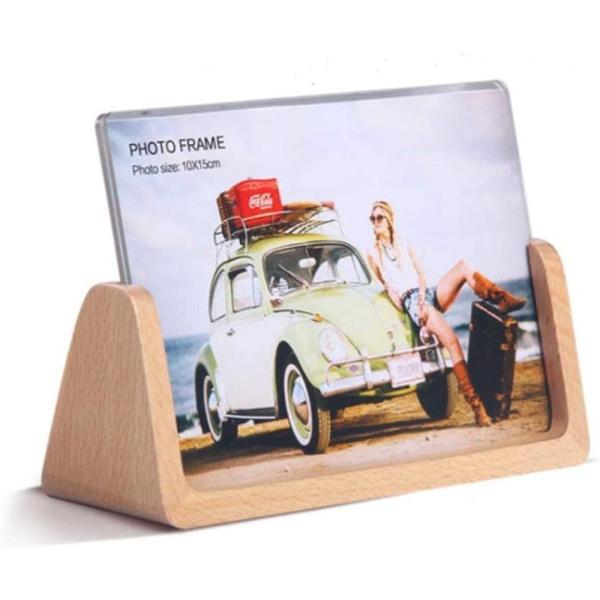 バリエーションコード : 2B686L2IRU「温かみのある木製」ナチュラルウッドのスタンドを採用していますので温かみがあります。インテリアの雰囲気に合わせやすいフォトスタンドです。「思い出の写真を」旅行写真、家族写真、子供の写真やペットの...