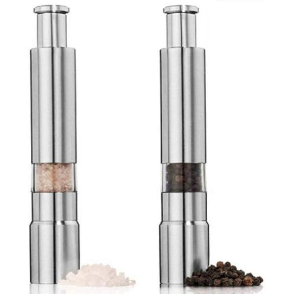 バリエーションコード : 2B63L6OCHC・スタイリッシュでシンプルな形のワンプッシュ式ペッパーミルです。・片手でご使用いただけますので簡単＊ソルトやペッパーを入れてご使用ください。・密封することができますので不純物が入りづらく衛生的に...