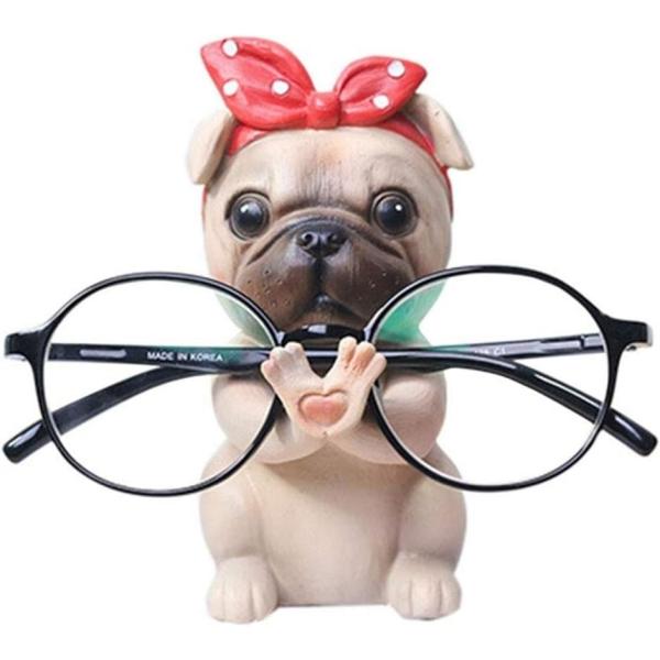 バリエーションコード : 2B68N558KD・可愛い犬をモチーフにしたメガネスタンドです。ペットとして人気のパグ・コーギー・シュナウザー・ボストンテリアの4デザイン。・眼鏡だけでなく、ヘアゴムや腕時計・ブレスレットなどの小物も掛けられ、お...