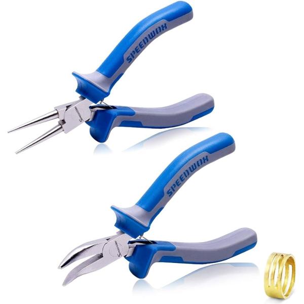 バリエーションコード : 2B69QSG11G「サイズ」丸ペンチ：130mmx53mmx14.5mm。先曲ペンチ：126.5mmx53.5mmx14.5mm。「用途」丸カンやCカンを開いたり、カシメや金具の取り付けたり、細かいビーズをつまむ...