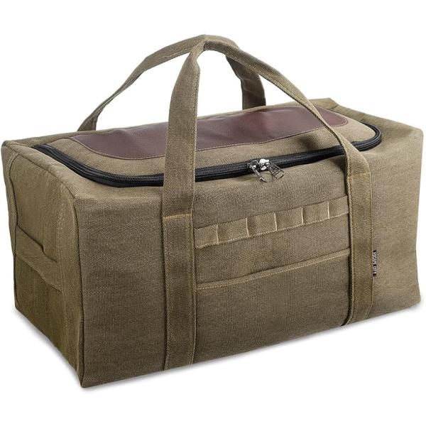 バリエーションコード : 2B25PY458Iキャンプに大型トートバッグがあると便利。キャンプギアの一つとして大型トートが今大注目。キャリーカートよりも手軽で、大容量の荷物を一気に持ち運べる便利なアイテムとして存在感が上昇中。キャンプのスト...