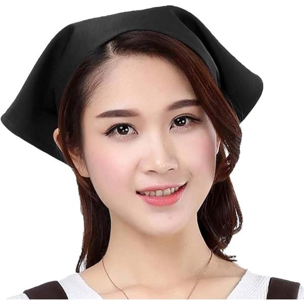 バリエーションコード : 2B8SCGFPWP「商品サイズ」中心丈約30cm、頭囲約52cmの一般的な三角巾サイズです。どなたでも使いやすく、頭にしっかりフィットします。長めの紐で結びやすく、ずれにくい設計になっています。「中央を合わせやす...