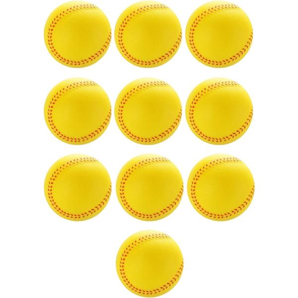 バリエーションコード : 2B6KWKPQ5Q・野球の練習用ウレタンボール、10個セットです。・柔らかさのあるボールなのです。バッティング練習に使っても、打撃音も静かで遠くに飛びにくいので回収も楽です。・キャッチボール、バッティング、トスバ...