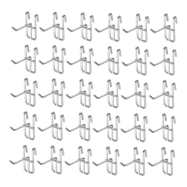 バリエーションコード : 2B29S081W6「たくさん使える30本セット」小物の整理や収納、商品のディスプレイにもお使い頂けるネットフックです。たくさん入った30本セットでお届けいたします。「取り付け簡単」メッシュパネルやスチールラックな...