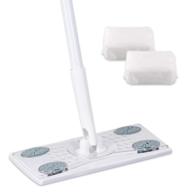 バリエーションコード : 2B6KG426UI・本体サイズ:25.0x11.0x120.0cm　重量：460g。カラー：4色。レッド、ブルー、ベージュ、グレー。・フロアワイパー:本体1個/: 取替えシート10枚入。・ヘッドが360度回転でき...