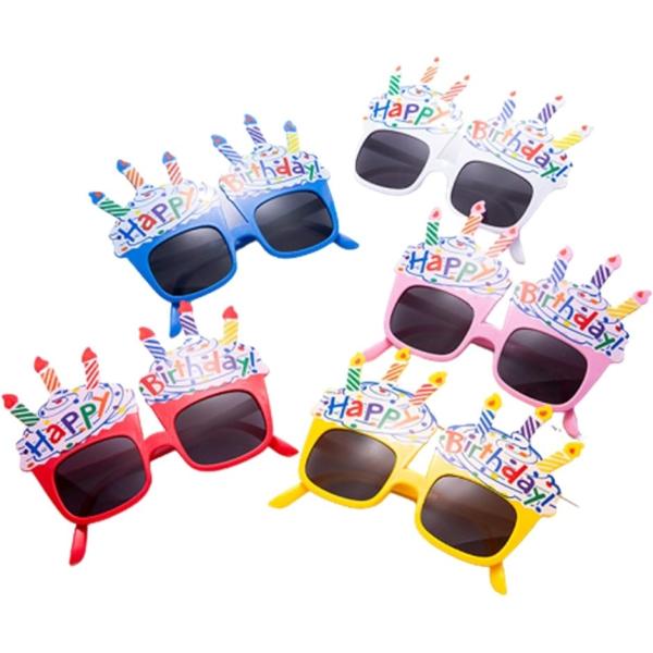 バリエーションコード : 2B6W4F4RLC・誕生日パーティ用のサングラス5色セットです。・みんなで着けるだけで盛り上がれるサングラスです。Happy Birthdayと書かれているので突然かけてサプライズも演出できます。・5色セットなの...