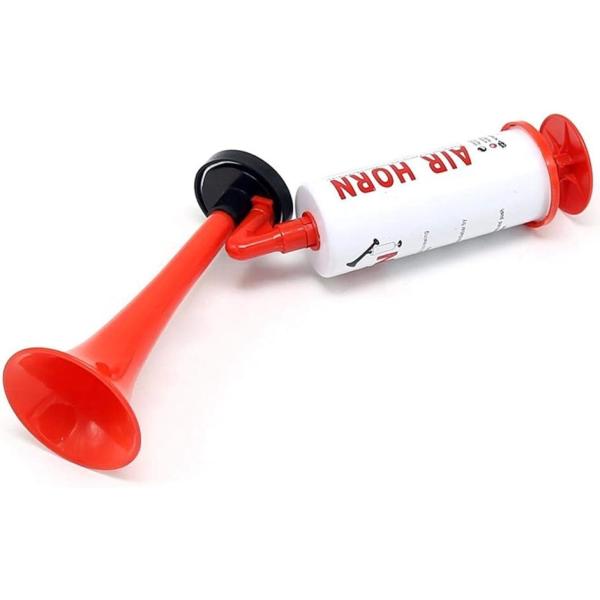 ・手動式、ハンドルを押し込むだけでびっくりするほど大音量が鳴ります。・「特徴」大音量でスポーツイベントで大盛り上がり間違いなし。。手動式のためガスが不要によりガス切れの心配なし。キャンプ、山登り等の熊などの動物よけとして活躍します。護身、防...