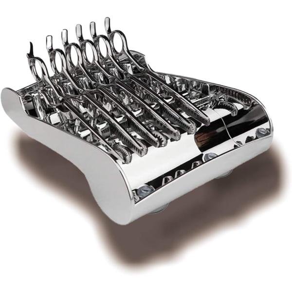 バリエーションコード : 2B6KYTQ4K5・ヘアカット後のハサミを収納するシザーケースです。美容室、床屋、そのほかプレゼント等にもお使い下さい。便利で実用的な作りとなっています。・トレイを溝で完全に開き、はさみを所定の位置に保持し、片手...