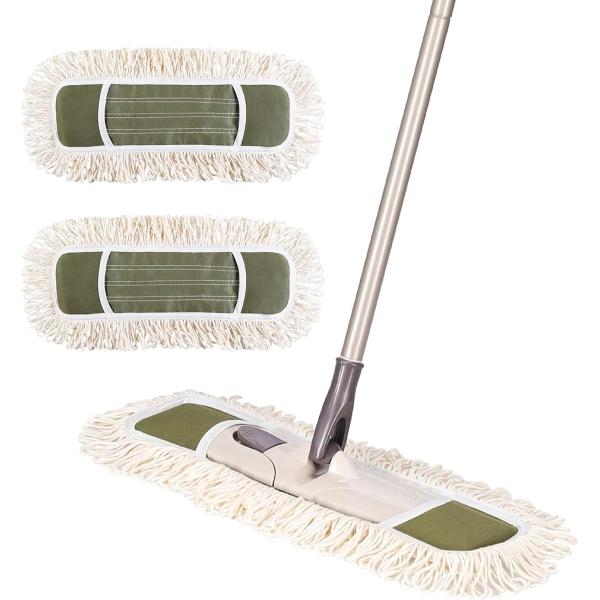 ・「セット詳細」：ハンドル3本、取替用クロス2枚、ヘッド1個。・「組立簡単」：手元に到着してすぐ使用したり、モップ本体は軽量で片手でも操作したりできるので、毎日楽に掃除を実現できます。・「材質」：クロスにはマイクロファイバー素材を採用され、...