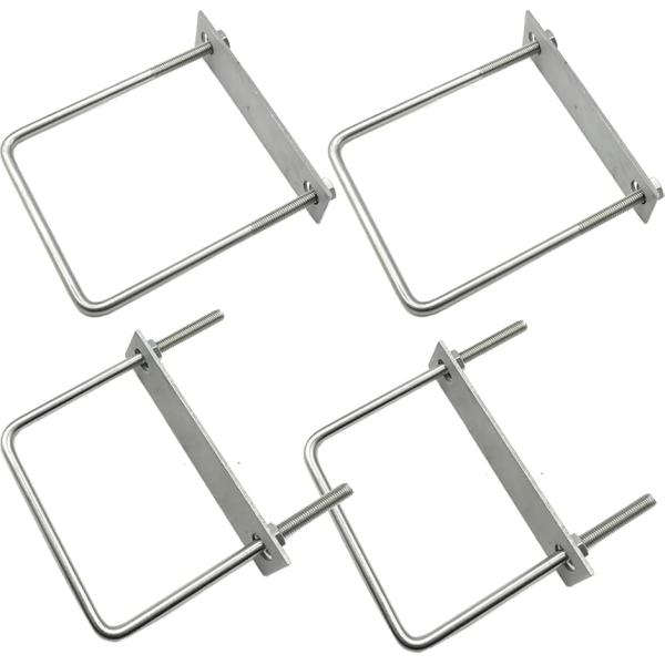 バリエーションコード : 2B6WPGN9WV・4個セットです。穴を開けずにアルミ柱への固定ベースを作れる、 コ型ステンレスボルト4個セットです。・防犯ライトや物干しベース、目隠し、日よけ、加工しやすい木材への変換固定ベース、ブラケットへの...