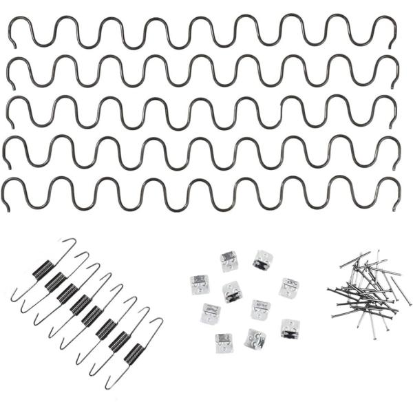 バリエーションコード : 2B4R3UGOQK「あなたのソファが生まれ変わります」ソファー、椅子、ベッド、車のシートなどのバネの破損、へたりの補修、修繕にDIYで修理できる便利なソファー修理セットです。お気に入りのソファ、愛着ある家具をリメ...