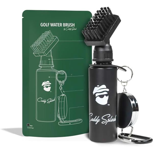 バリエーションコード : 2B9TNLLV5N「クラブヘッドを簡単洗浄」 ウォーターブラシには大きなナイロン毛が装備されており、クラブを洗浄する際に広範囲をカバーできます。洗浄に費やす時間を減らし、スイングにより多くの時間を費やせます。「水...