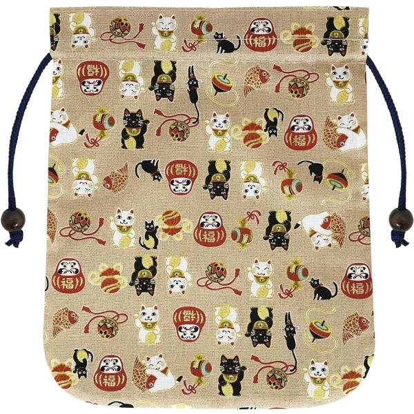 バリエーションコード : 2B6R0CU45R・「ゆとりのある巾着で御朱印帳を収納」小サイズから大サイズまで、ご朱印帳が入る収容力のある巾着袋です。また、複数冊入れることができ（最大2冊まで）神社用、仏閣用をいつもセットで持つことができる便...