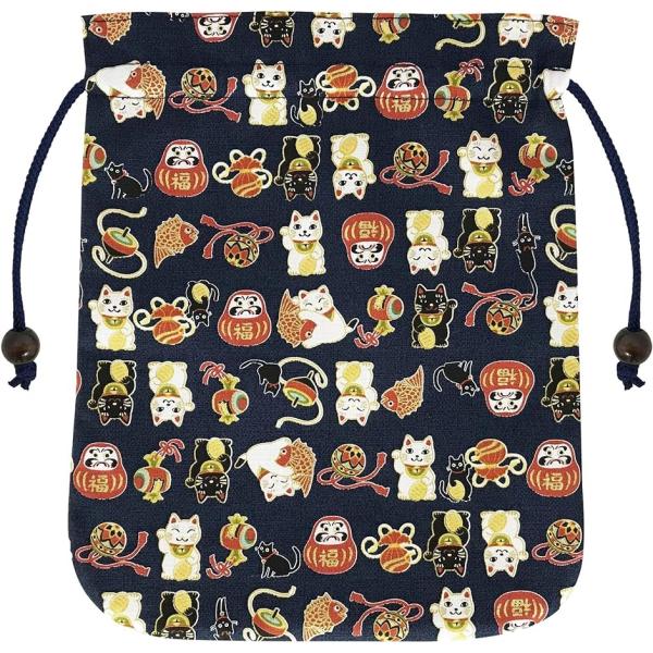 バリエーションコード : 2B6R0CU45R・「ゆとりのある巾着で御朱印帳を収納」小サイズから大サイズまで、ご朱印帳が入る収容力のある巾着袋です。また、複数冊入れることができ（最大2冊まで）神社用、仏閣用をいつもセットで持つことができる便...