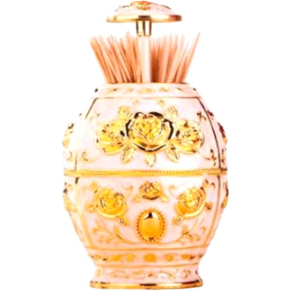 バリエーションコード : 2B6UKO1VSF・おしゃれで高級感のある中世ヨーロッパ風のつまようじホルダーです。ゴールド・シルバー・レッドローズの３種類をご用意しました。・ご家庭のダイニングテーブルや、レストラン、喫茶店などの飲食店などに雰...