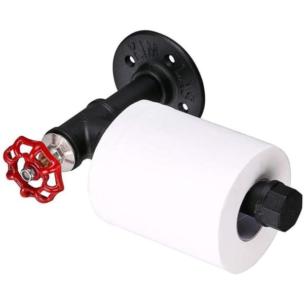 バリエーションコード : 2B63CRSQHNアンティークな雰囲気漂うトイレットペーパーホルダーです。無骨なデザインでお家のトイレの雰囲気をおしゃれに変えてくれます。直径約14cm，長さ約13cmまでのトイレットペーパーを取り付けることがで...