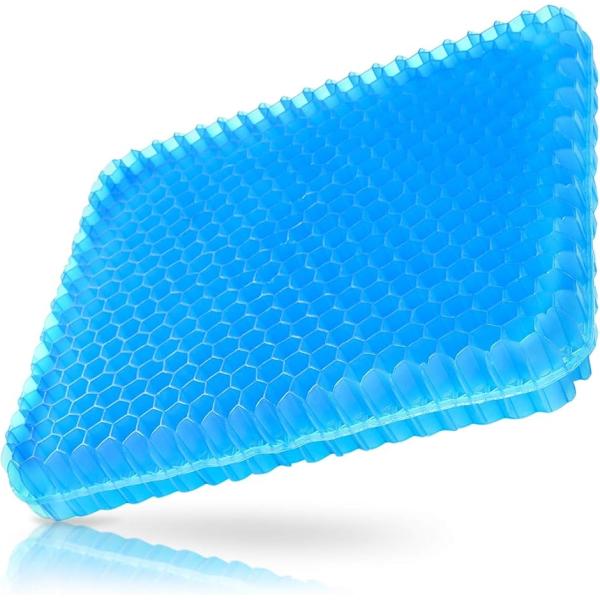 ・「商標登録商品」 ＊登録第6301563号＊relax healの ハニカムゲルクッションです。・「超極厚６cm」極上の無重力クッションです。通常のゲルクッションの1.5倍の厚みで、座った時の無重力感が格段にアップ。超極厚xWハニカムx高...