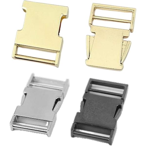 ・オリジナルベルト作成用のバックル 金銀黒3色セットです。・高品質な金属を使用しているので、耐久性・強度に優れており長くお使いいただけます。差し込み口は滑らかなので、スムーズな開閉が可能です。・ハンドメイド用のパーツとして、ベルトやバッグ、...