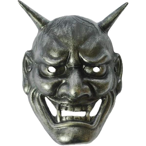 バリエーションコード : 2B6XLT032Vリアルな角と牙、目は非常に鋭く迫力ある表情のお面です。硬化樹脂で作られていますので、ある程度重みがあり頑丈な作りをしております。チープな印象を与えません。コスプレ、仮装小物、節分の鬼、お祭り、お...